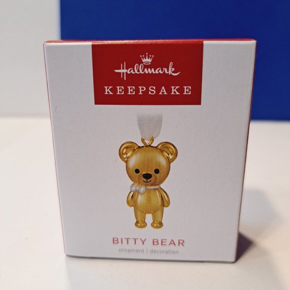 Hallmark | Holiday | 222 Hallmark Bitty Bear Miniature Ornament | Poshmark